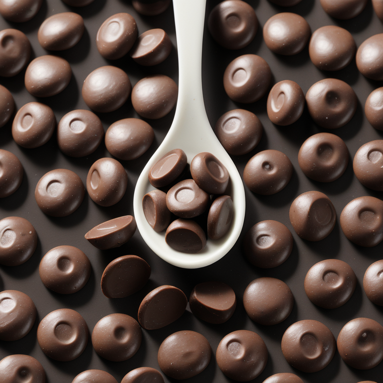 A Delicious Array of Smooth, Round Chocolate Candies Perfect for Treats.