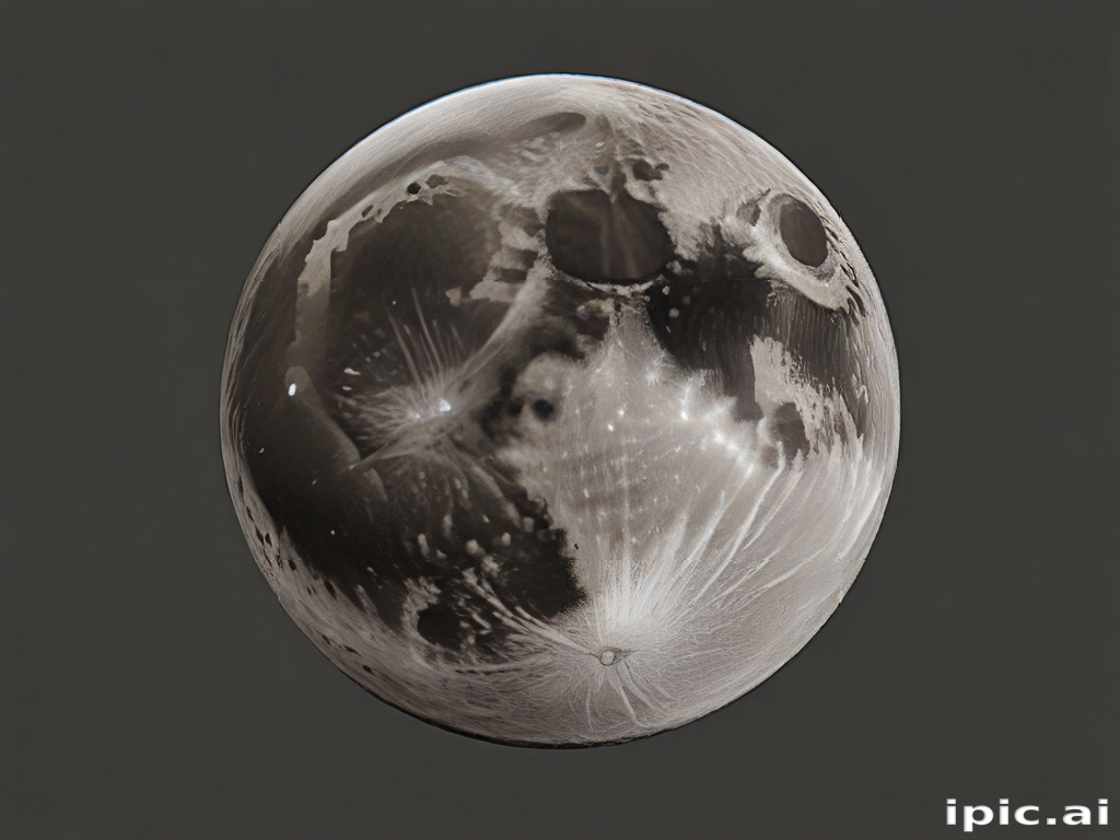 Detailed Artistic Representation of a Celestial Body with Unique ...