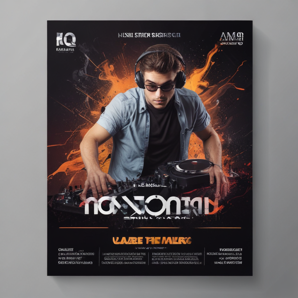 background for dj business flyer