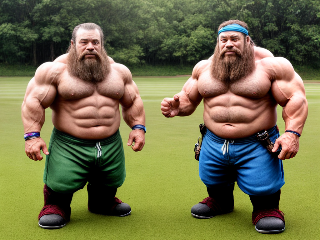 dwarf with muscles real life