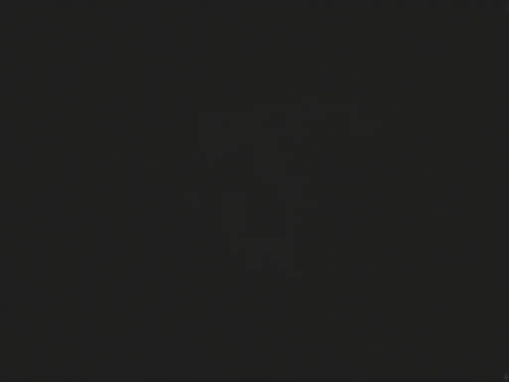 An Abstract Representation of Darkness and the Absence of Light