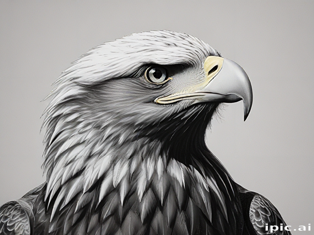 A Majestic Eagle Portrait Showcasing Incredible Detail and Realistic ...