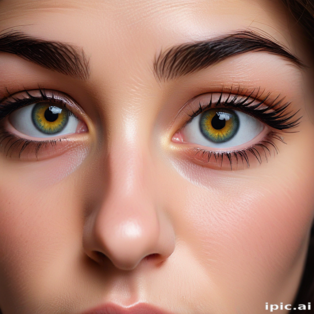 Close-Up of Striking Eyes Showcasing Unique Colors and Expressions