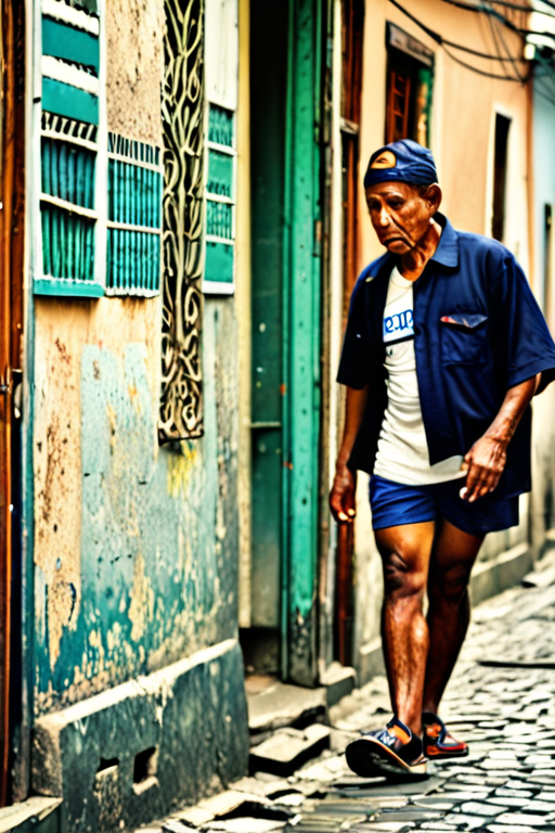 Poor person in brazil