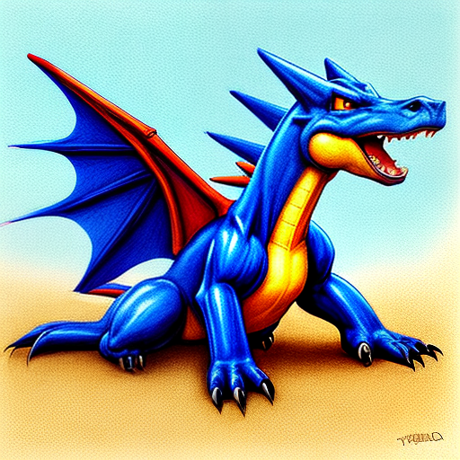 Realistic-like charizard