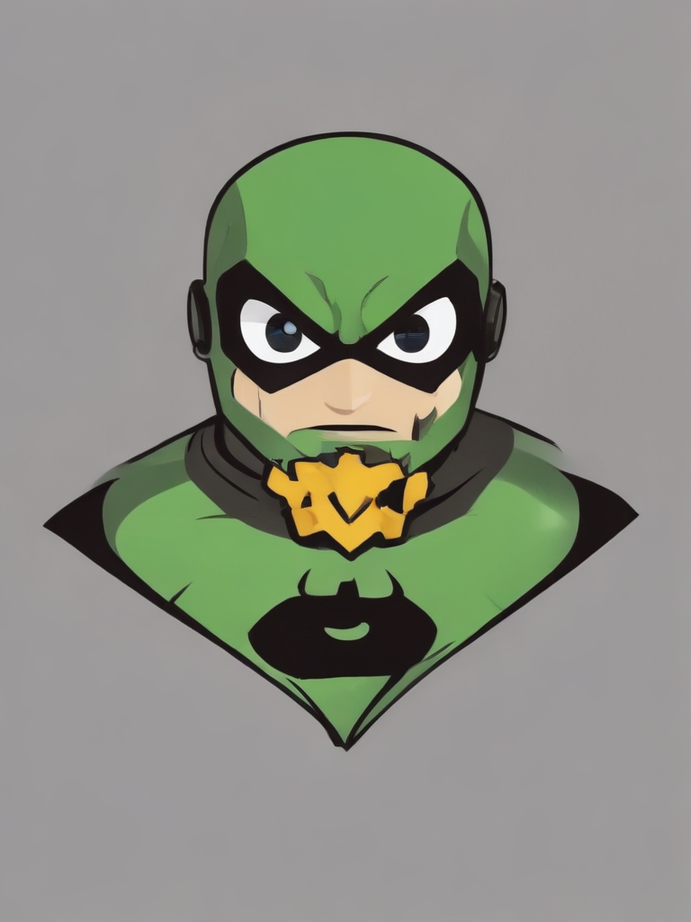 Coingecko logo as a superhero