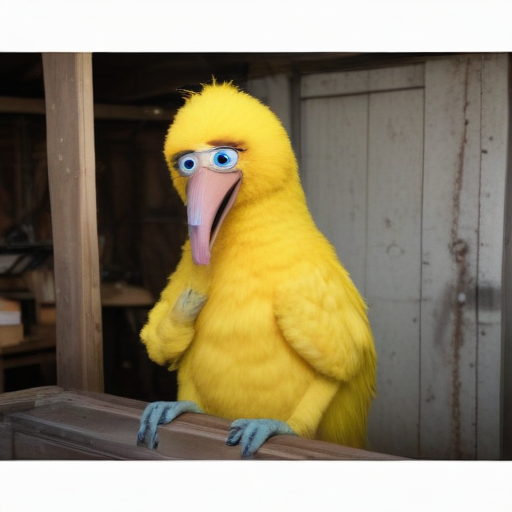 big bird getting fisted