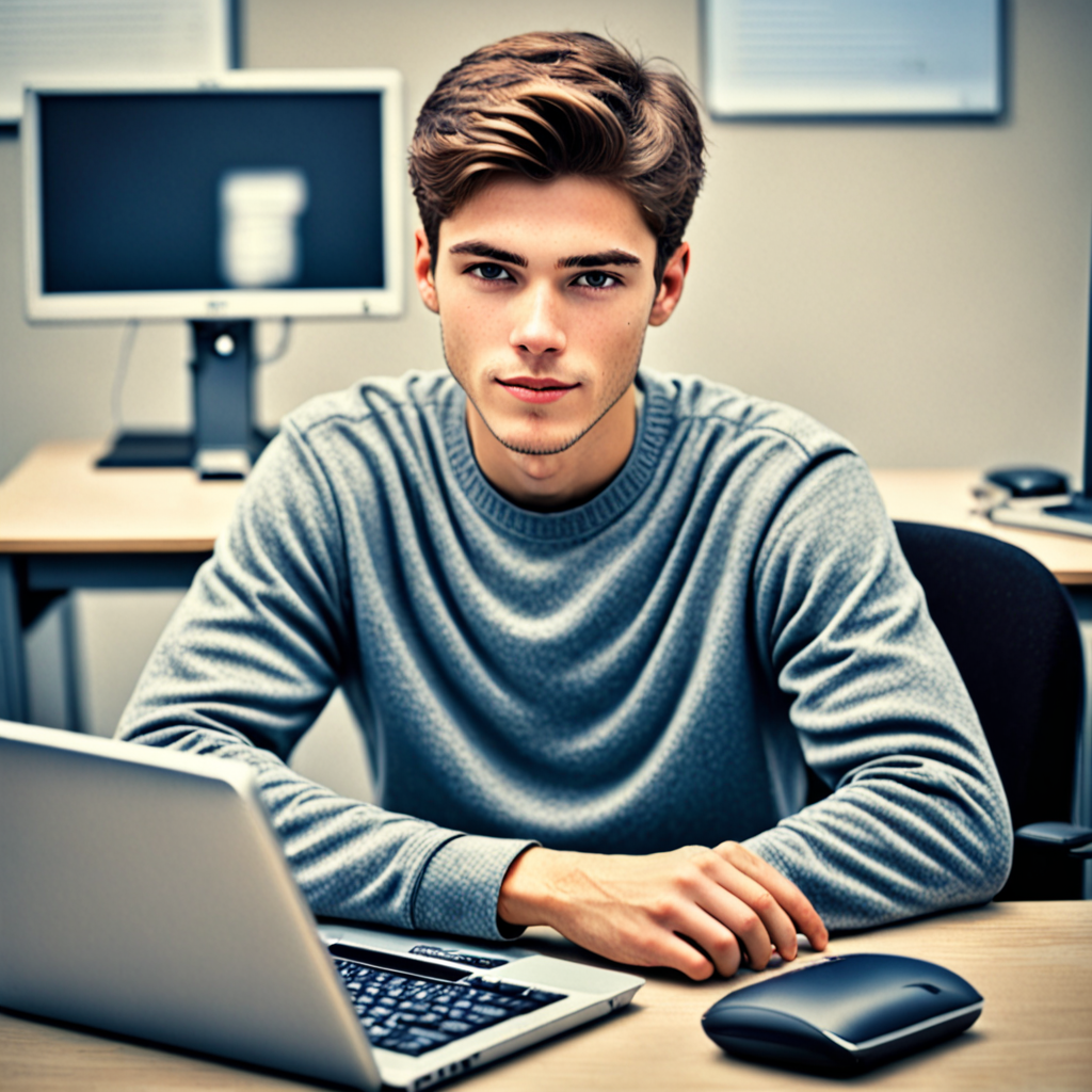 computer student