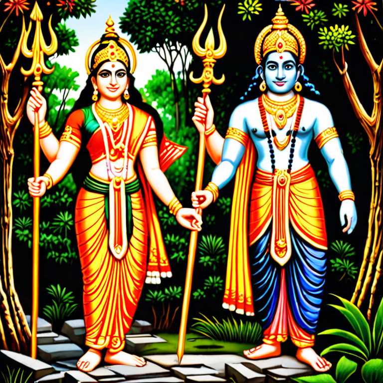India gods Sri Ram and Sita