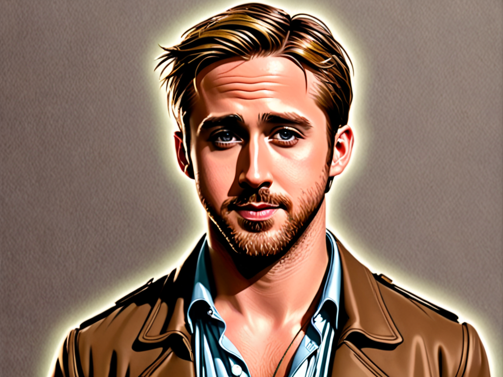 ryan gosling as anime character