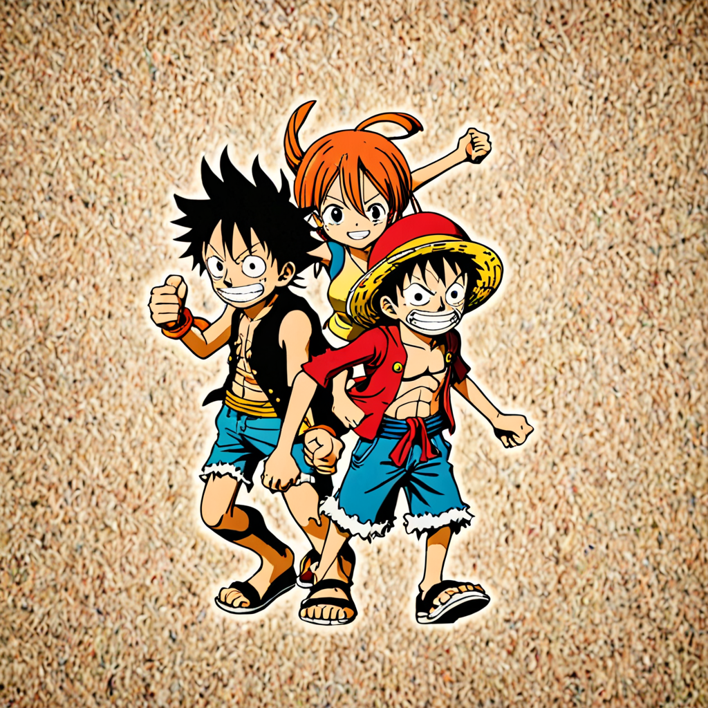 Luffy e nami