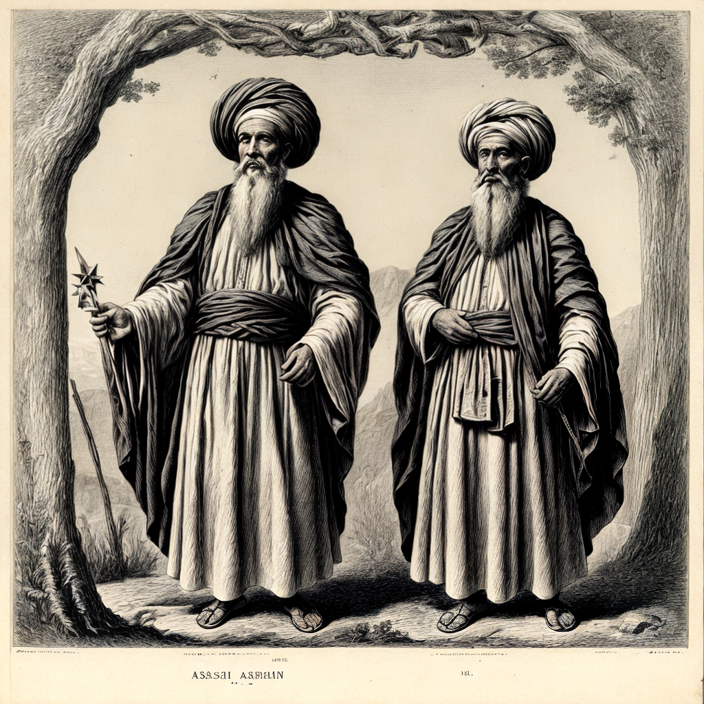 Father Abraham ancient israelite clothing look toward the heavens and ...