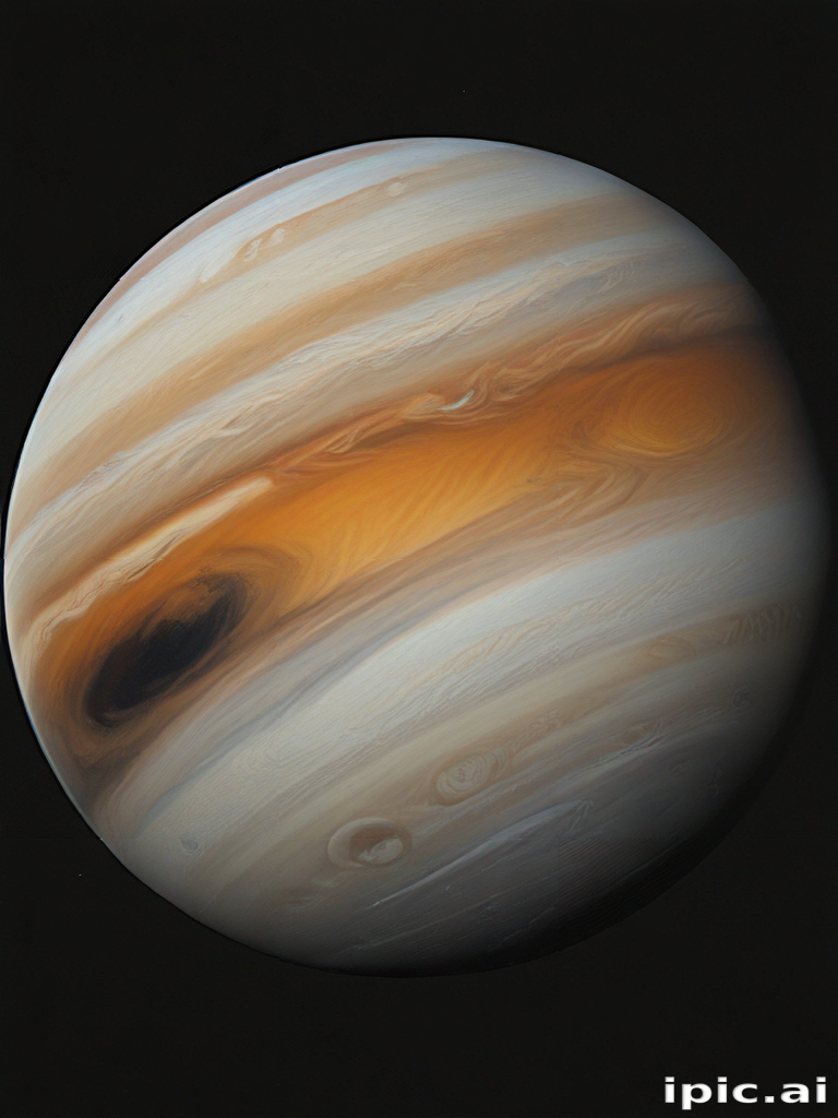 Stunning Close-Up of Jupiter's Swirling Bands and Great Red Spot