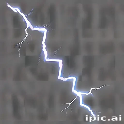Striking Display of Nature's Power: A Dramatic Lightning Bolt ...