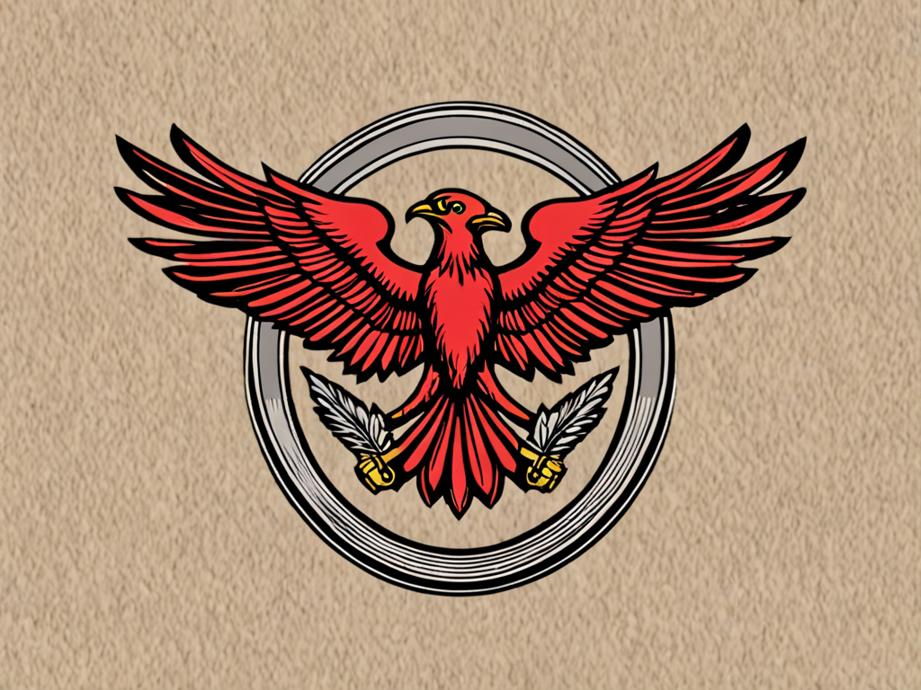 simple draw red fenix trophy