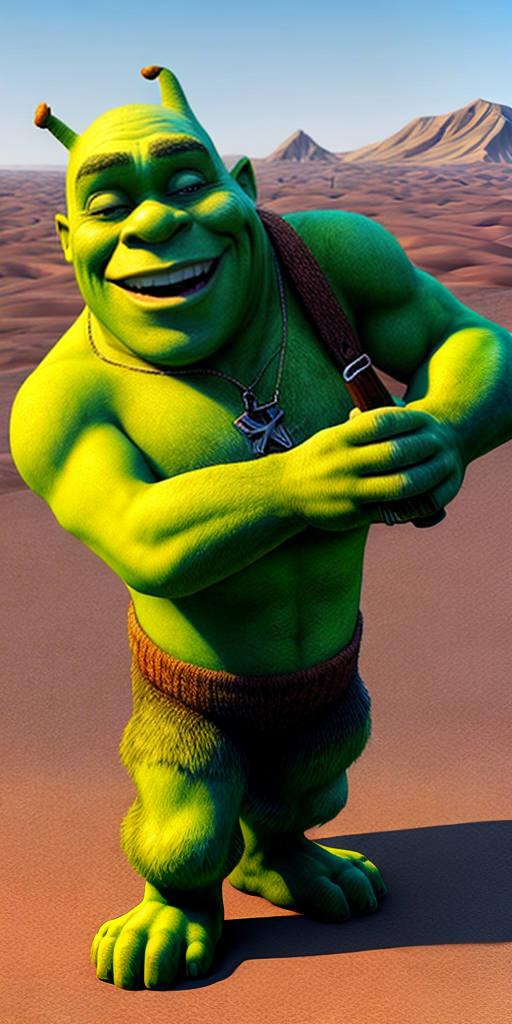 Shrek fighting hitler