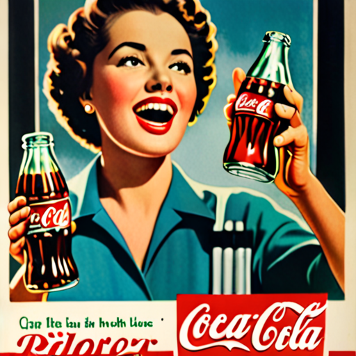 coca-cola poster showing the health issue