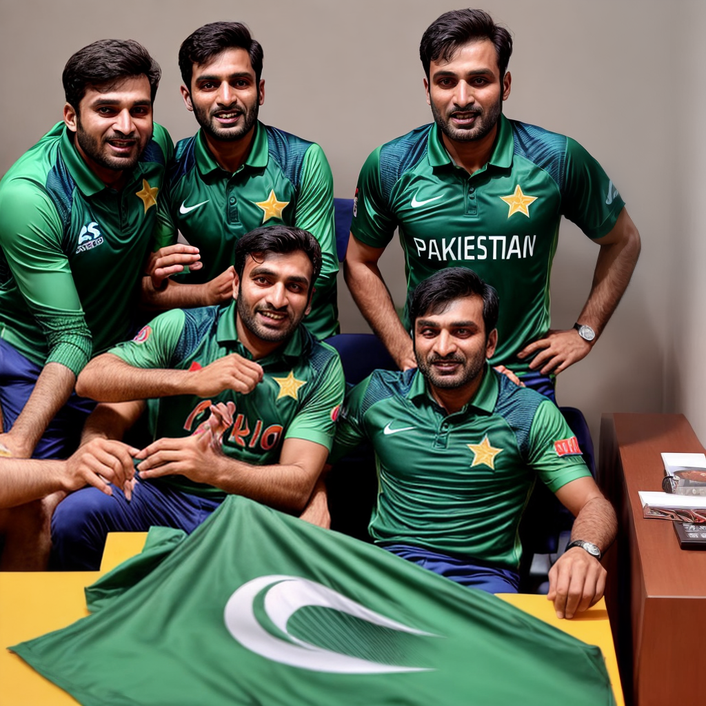 A person worn Pakistan's team kit name with Saad and watching Pakistan ...