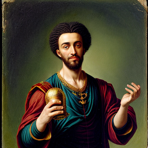 Roderigo from othello playing the tambourine