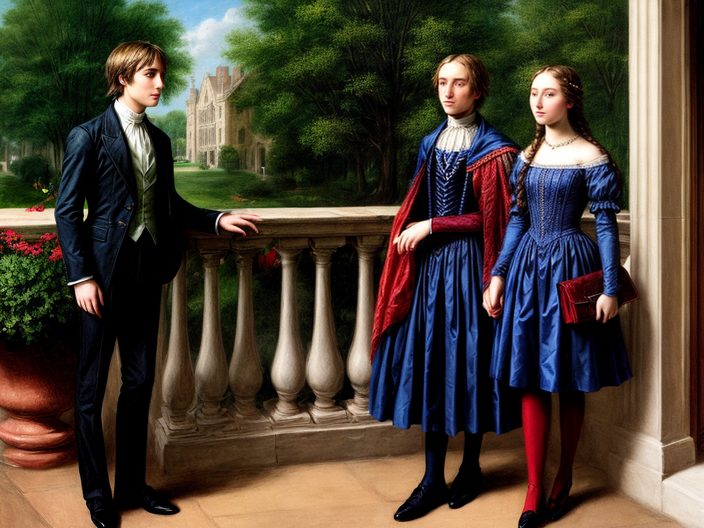 Romeo & Juliet on a 2000s Emo album cover