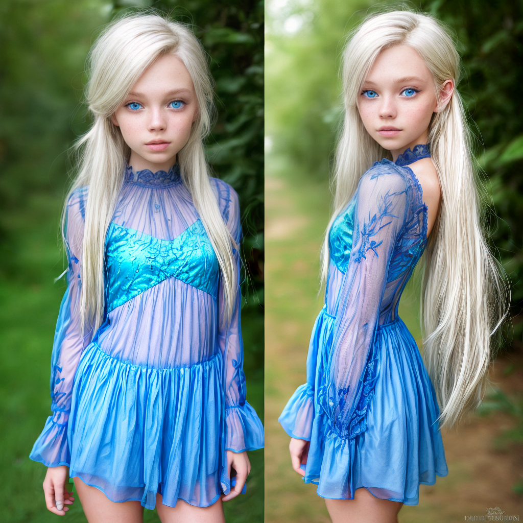 Astrid Hofferson Lookalike Single Person Translucent Sheer Top Realistic Cute Hyper