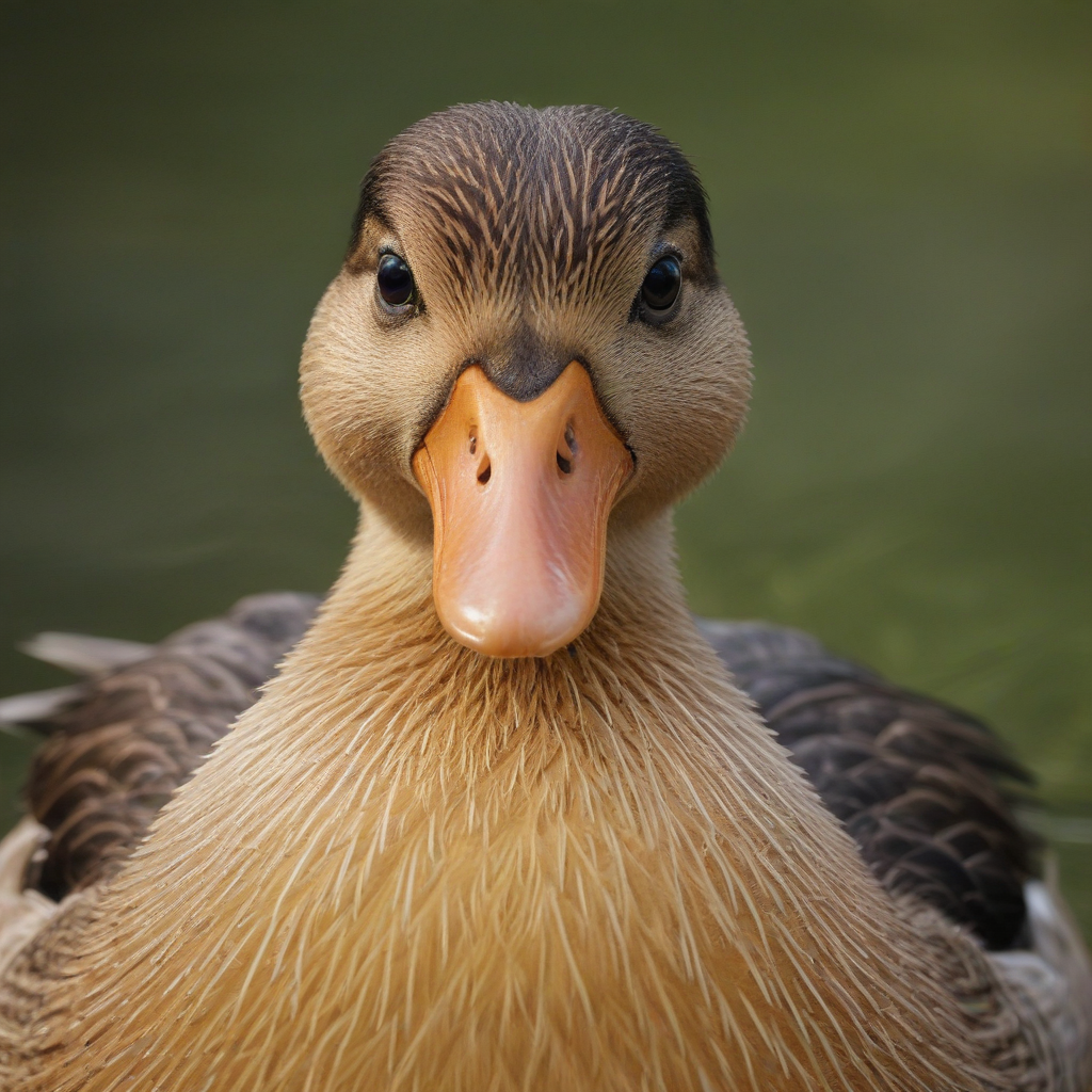 grumpy duck