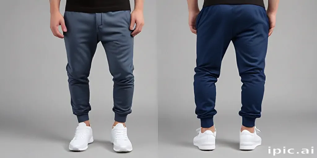Stylish Athletic Joggers for Men in Two Modern Colors and Designs