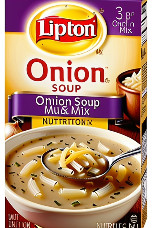 Delicious Lipton Onion Soup Mix for Quick and Easy Meal Preparation.