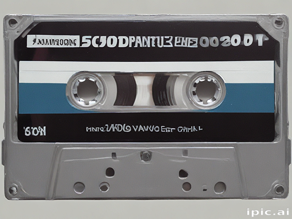 Retro Audio Cassette Tape Illustrating Nostalgic Music Memories from ...
