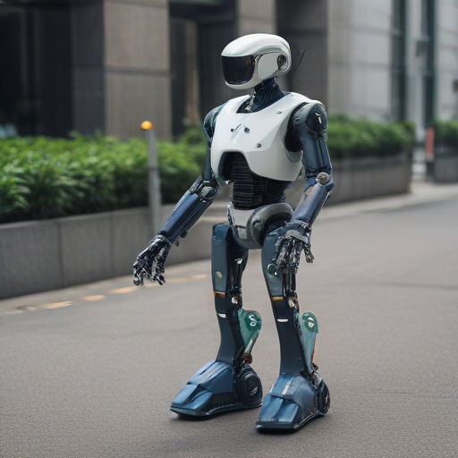 A robot taking over the world