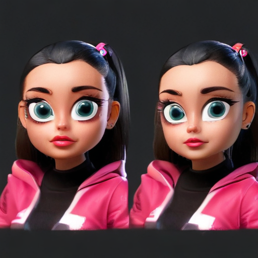Create an image using ai with the three powerpuff girls who are ...