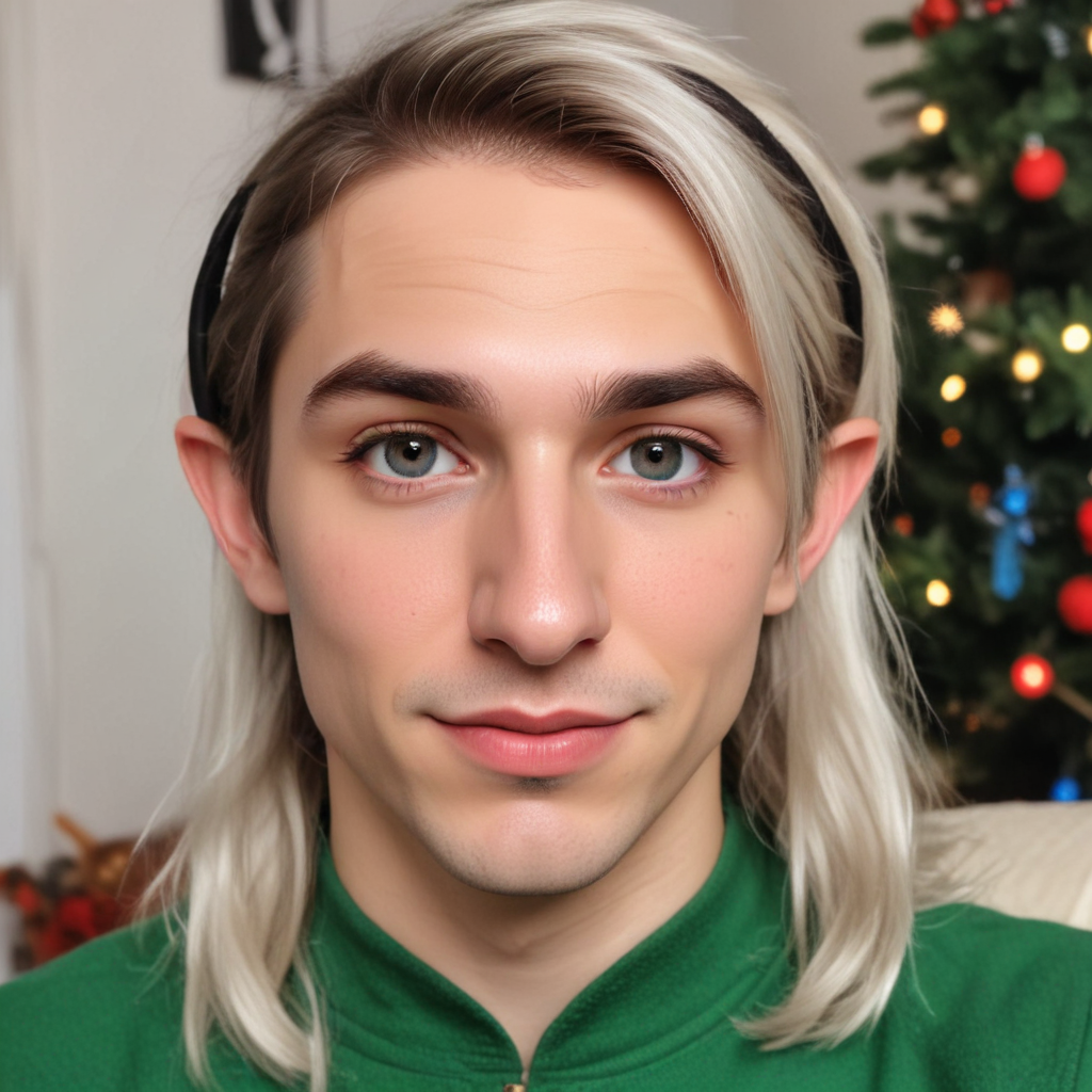 The Youtber and streamer XqC as an Elf