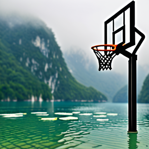 Floating Basketball Island