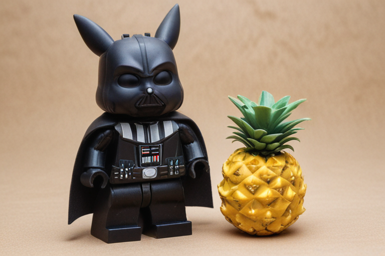 darth vader pikachu with pineapple