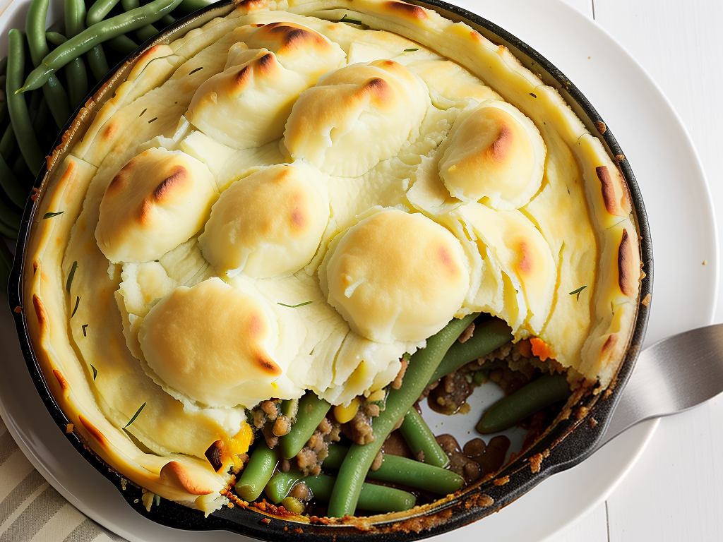 Shepherd S Pie With Green Beans