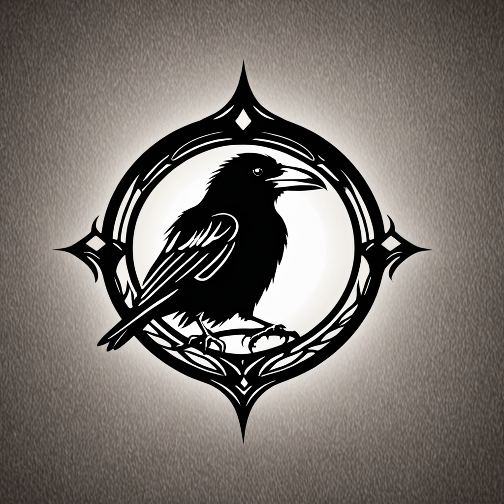 Evil raven logotype