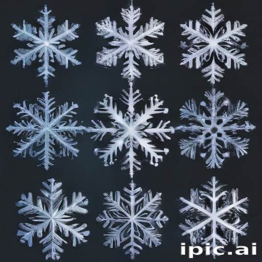 Beautiful Collection of Unique Snowflakes Captured in Intricate Detail