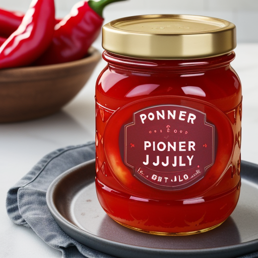 Homemade Pioneer Woman Jelly in Jars on a Rustic Wooden Table.