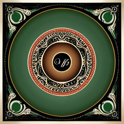 detailed collectable card for card game circular shape