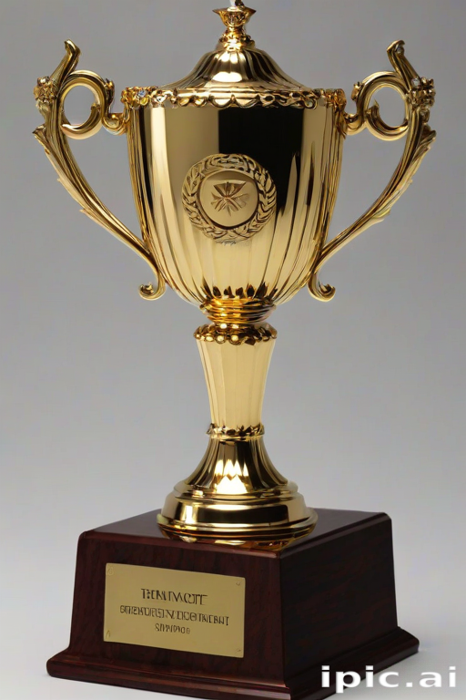 Shiny Golden Trophy Representing Achievement and Excellence in Competition