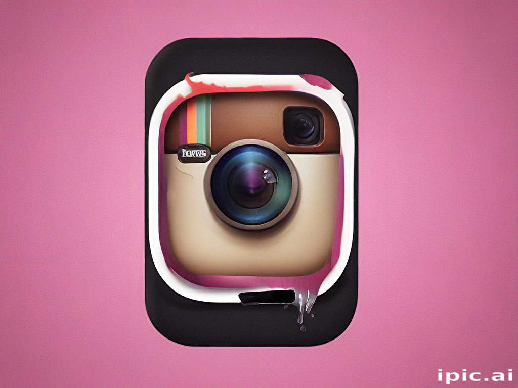 Colorful and Creative Representation of the Iconic Instagram Logo Design