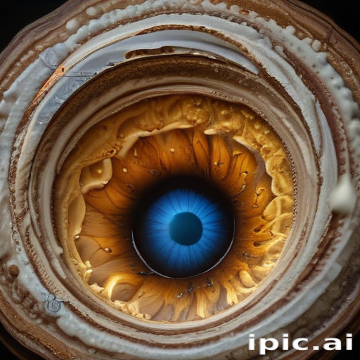 Intricate Close-Up of a Hypnotic Eye with Stunning Color Patterns