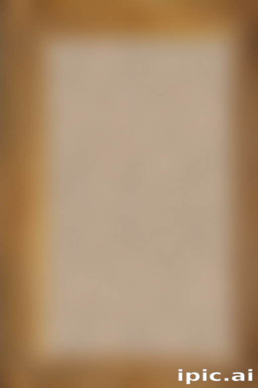 An Artistic Representation of a Blurred Document with Faded Text