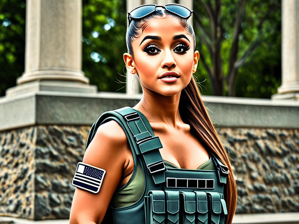 Ariana grande Military version