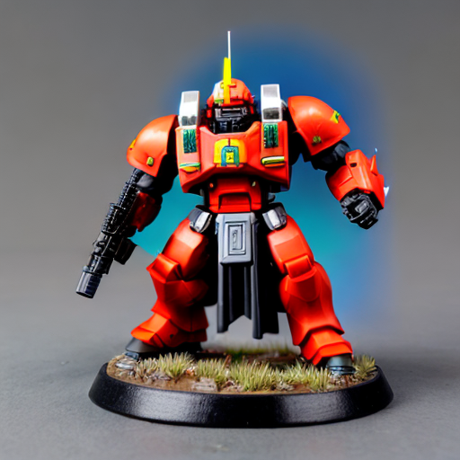 Front view of heavy weapons guy