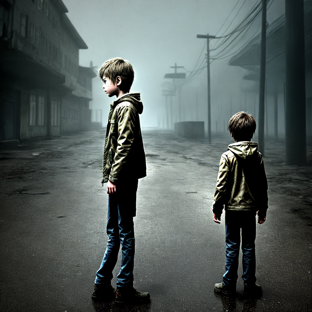 silent hill kid alone
