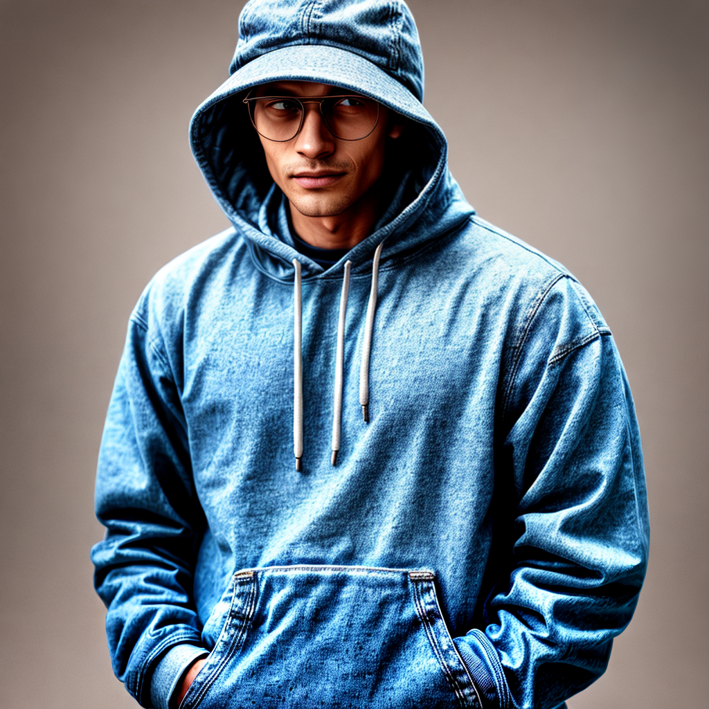 Invisible man with hoodie, jeans and a cap