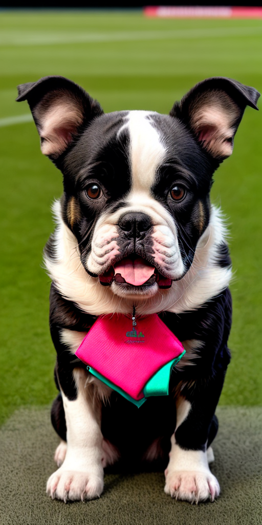 a fench bulldog and a border collie mix