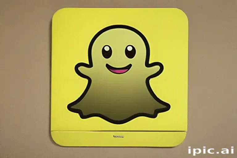 Playful Yellow Ghost Icon Representing Snapchat's Fun and Engaging ...