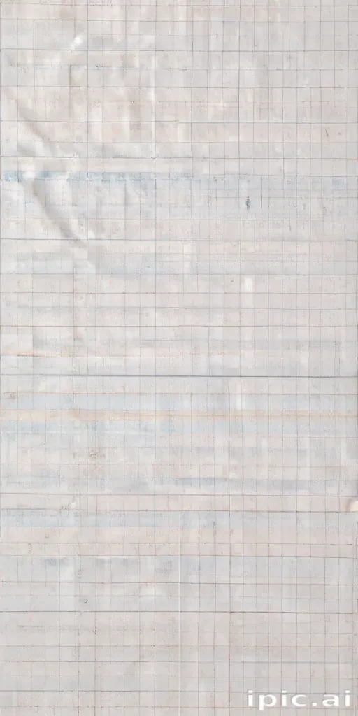 Blank Graph Paper with Lightly Printed Grid Lines for Drawing and Planning
